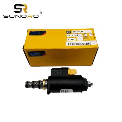 China SUNORO 121-1491 KWE5K-31/G24DA30 Excavator Safety Lock Solenoid Valve E320B E320C E320D E325C for sale