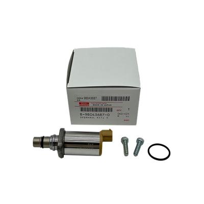 China Original HI-NO J05E Truck J05D I-suzu 4HK1 HP3 Injection Fuel Pump Suction Regulator Control SCV Valve 294200-0650 8-98043687-0 for sale