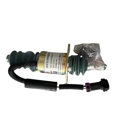 China Spot Goods Switch off Solenoid 612600091095 for WEICHAI Diesel Engine Spare Parts Shutdown Solenoid Valve Construction Machinery for sale