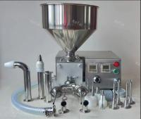 China Automatic Quantitative Filling Machine with Button Controls for Juice Cake Coating Bread 500ml Capacity for sale