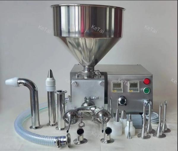 Quality Button-type Adjustable Juice Cake Coating Bread Filling Filling Machine, for sale