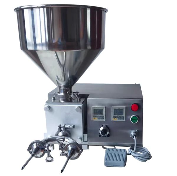 Quality Button-type Adjustable Juice Cake Coating Bread Filling Filling Machine, for sale