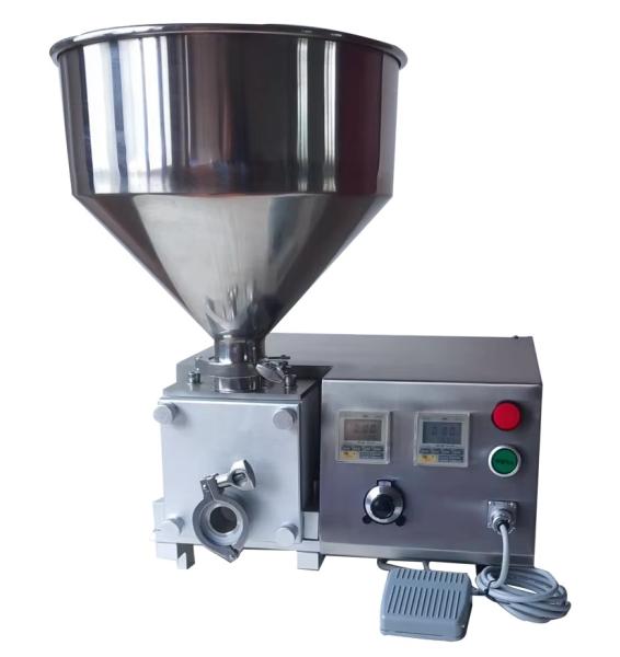 Quality Button-type Adjustable Juice Cake Coating Bread Filling Filling Machine, for sale