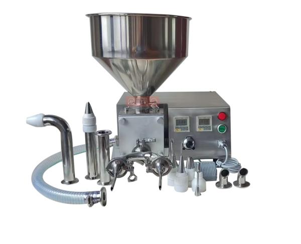 Quality Button-type Adjustable Juice Cake Coating Bread Filling Filling Machine, for sale