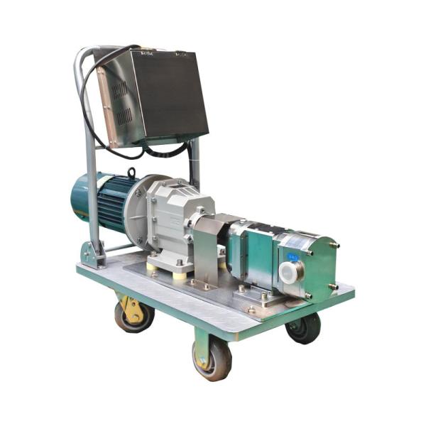 Quality Movable Variable Frequency Motor Peanut Butter Ketchup Cream Emulsion Syrup CAM for sale