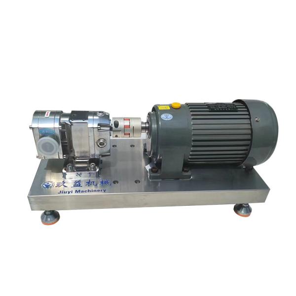 Quality Sanitary Food Grade Stainless Steel Pump Delivers Ketchup Cake Batter With Honey Rotor Pump for sale