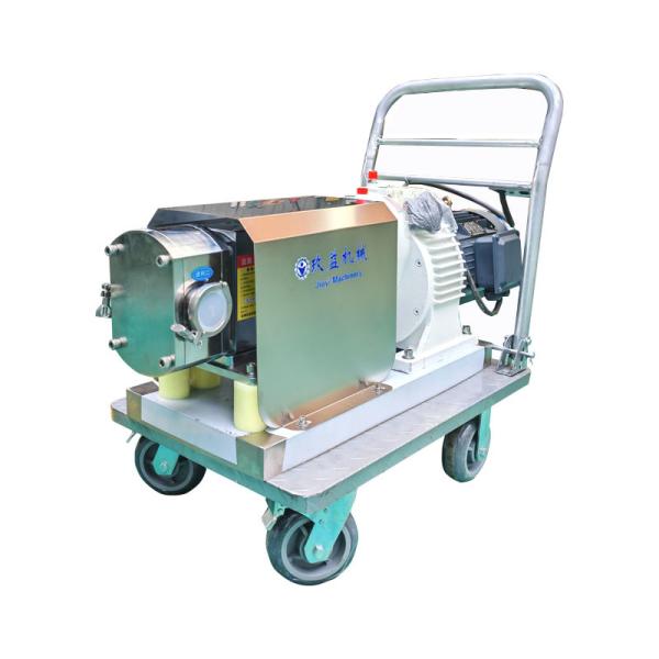 Quality Rotor Pump Transfer Pump with Trolley Manual Speed Regulation Transfer Pump for Tomato Sauce, Vegetable Oil Transfer for sale