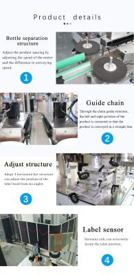 China FK911 Máquina de rotulagem automática de duas faces de alta velocidade para colocação de adesivos redondos em garrafas à venda