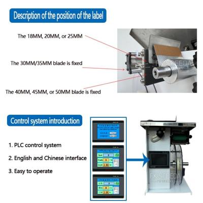 China FK semi-automatische handmatige rechthoek hoek sticker etikettering machine voor ontwerp behoeften Te koop