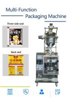 China Automatic Liquid Soap Packaging Machine Three Side Sealing 20-60 Bags Per Minute FK-1Y for sale