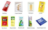 China Automatic Liquid Soap Packaging Machine Three Side Sealing 20-60 Bags Per Minute FK-1Y for sale