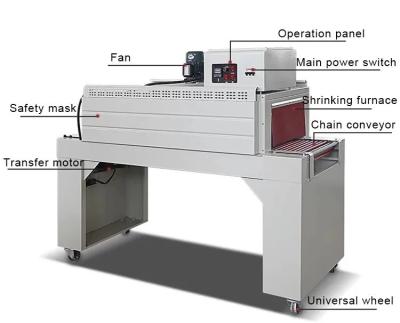 China L-sealer warmtetunnel Pva filmverpakkingsmachine voor cosmetische flessen Te koop