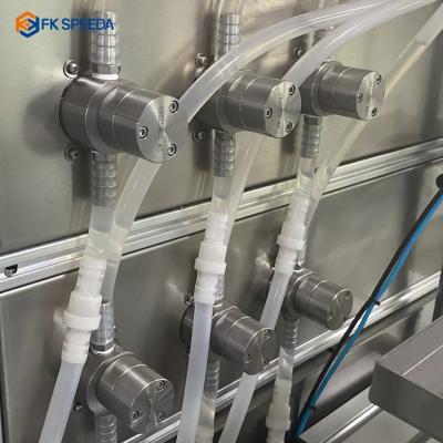 Cina 6000 bph 4 testa bottiglia liquido detersivo macchina di riempimento per le esigenze del cliente FKF815 in vendita