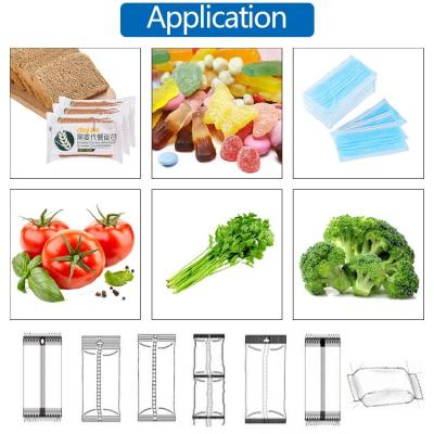 China Horizontal Bun and Pastry Pies Packaging Machine with Automatic Pillow Type Design for sale
