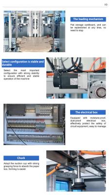 China 15 Stück/min FKT-10 Automatische Schachtel ehemalige Heißschmelzgluermaschine für die Präzisionsproduktion zu verkaufen