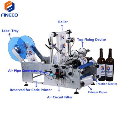 Cina Macchina semiautomatica per l'etichettatura delle bottiglie di vino e acqua per bottiglie in vendita