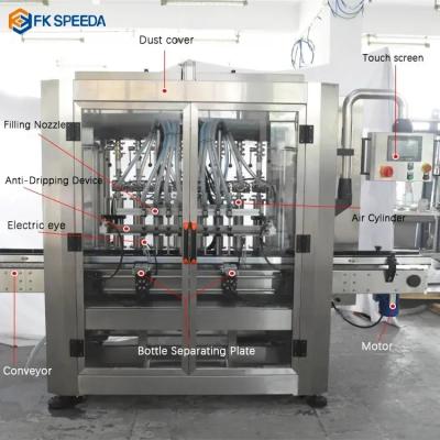 Cina FKF-H perfumeria bottiglia di miele liquido di riempimento e contatore macchina con bottiglia di plastica in vendita
