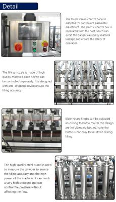 Cina FKF-H perfumeria bottiglia di miele liquido di riempimento e contatore macchina con bottiglia di plastica in vendita