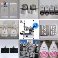 China Automatic Flat Square Bottle Labeling Machine 15-30 pcs/min 220V Self Adhesive Labeler for sale