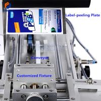 China Automatic Flat Square Bottle Labeling Machine 15-30 pcs/min 220V Self Adhesive Labeler for sale