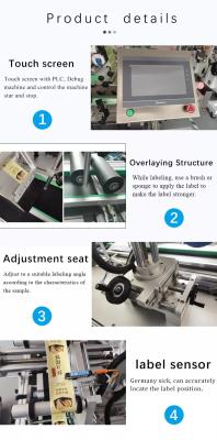 China Ervaar de met Fineco's Auto Folie Bag Top Bottom Two Sides Labeling Machine 40 400 mm Te koop