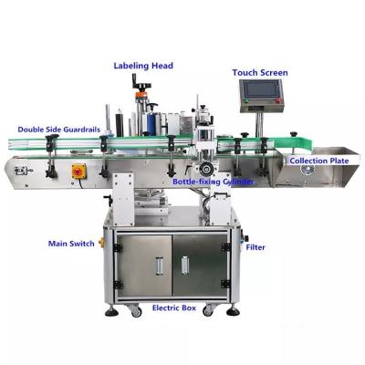 China Máquina de rotulagem de garrafas redondas para garrafas de água de plástico 1935 mm Função automática à venda