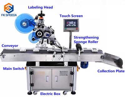 China 15 mm Flat Bottle Labeling Machine met datumcoder en automatische label applicator Te koop