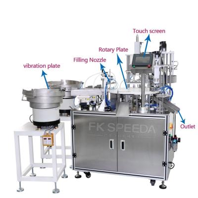 Cina Macchina di riempimento/coperta di tubi autoamtica per flaconi per goccioline liquidi chimici quantitativi in vendita