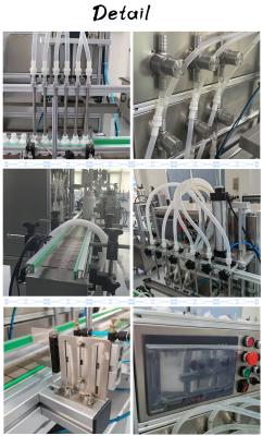 Cina Macchina di riempimento di liquidi a pompa magnetica automatica per la birra, il succo d'acqua e l'olio 1800mm 220V in vendita