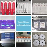 China Full Automatic Desktop Flat Surface Bottle Lid Labeling Machine 40-120pcs/min 220V for sale