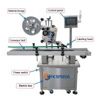 China FK711 Automatic High Speed Precision Header Labeling Machine 220V 1030W for Flat Boxes for sale