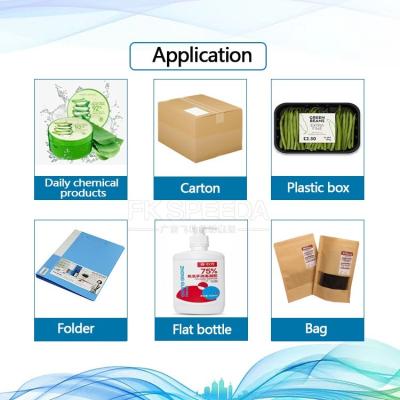 Cina 1930 mm Flat Top Surface Adhesive Sticker Labeling Machine per la confezione di sacchetti di cartone in vendita
