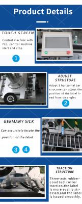 Cina 1930 mm Flat Top Surface Adhesive Sticker Labeling Machine per la confezione di sacchetti di cartone in vendita