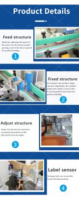 Cina Materiale di imballaggio in legno Macchina di etichettatura completamente automatica per stampante di etichette per bottiglie d'acqua in vendita