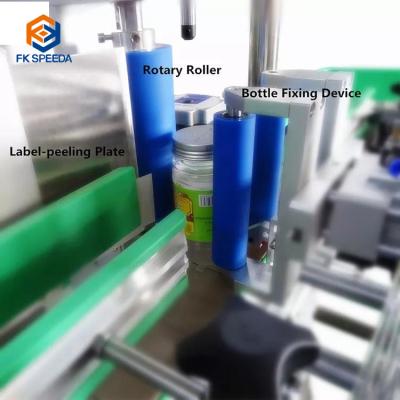 Cina Materiale di imballaggio in legno Macchina di etichettatura completamente automatica per stampante di etichette per bottiglie d'acqua in vendita