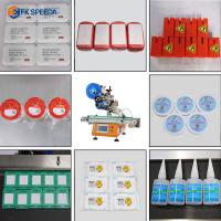 China Desktop Automatic Plane Labeling Machine FK611 220V 50HZ High Speed Flat Sticker Labeler for sale