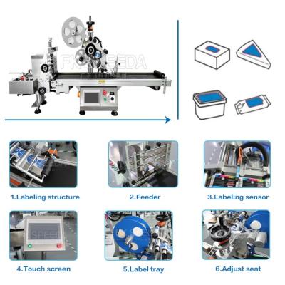 China Direct Supply Desktop High Speed Labeling Machine met automatische voeder en applicator Te koop