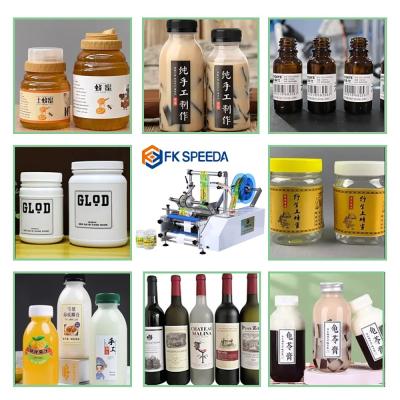 Cina Stampa portabile di etichette per bottiglie di plastica FK semiautomatica e versatile in vendita