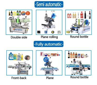Cina Etichettatura FK605 Tavolo automatico flacone di olio essenziale bicchiere di vetro Bottiglia di plastica rotonda Macchina di etichettatura con codificatore di data in vendita