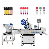 China Automatic Horizontal Round Bottle Labeling Machine 100-300pcs/min 220V for Cylindrical Objects for sale