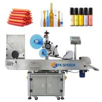 China Automatic Horizontal Round Bottle Labeling Machine 100-300pcs/min 220V for Cylindrical Objects for sale