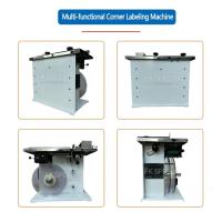 China Semi Automatic Corner Label Applicator 90 Degree Wrapping 950W for Small Box Packaging for sale