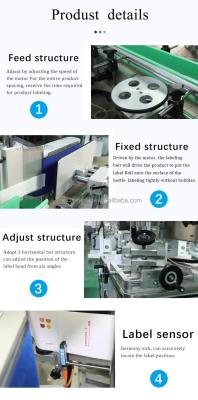 China Máquina automática de rotulagem de garrafas quadradas e redondas com impressora de código de data 1935mm à venda