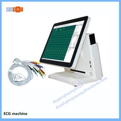 China family use 3 channel 6 channel 12 channel portable ECG machine portable electrocardiograph for sale
