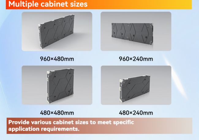 LED screen showing high-resolution display capability