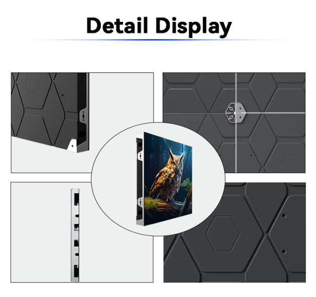LED screen showing wide viewing angles
