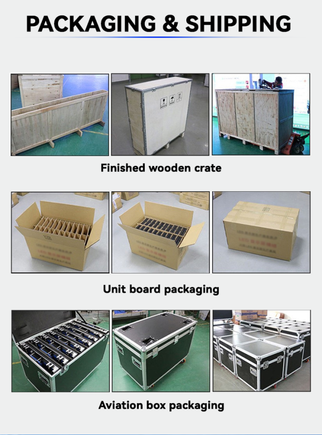 LED display module packaging