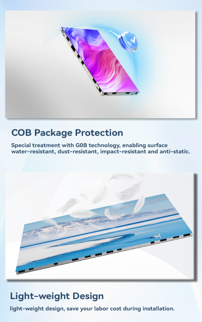 COB LED Screen installation