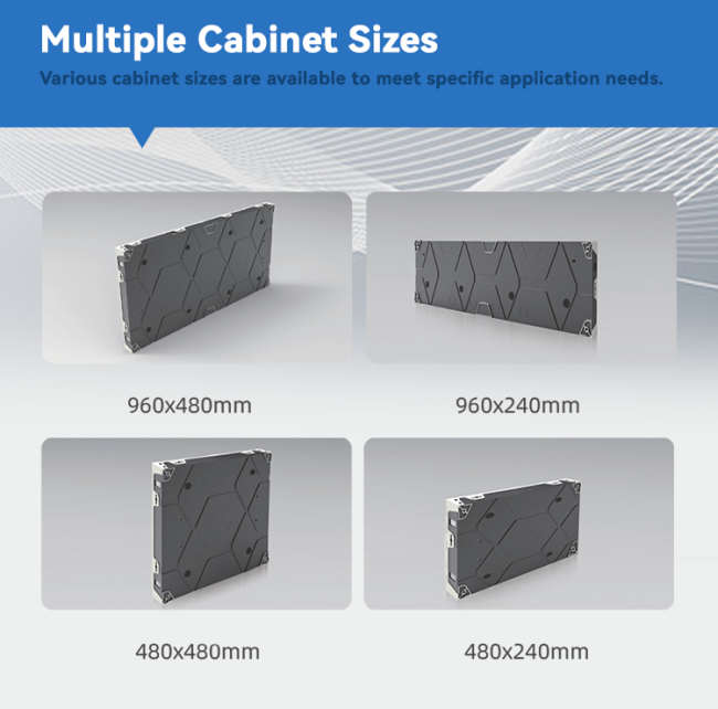 LED display installation example