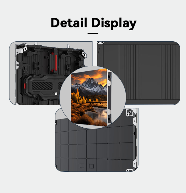 LED display in control room environment